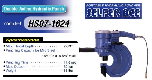 NITTO KOHKI HS07-1624 PORTABLE HYDRAULIC PUNCH -eTool, Inc.